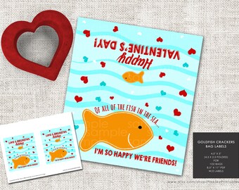 Goldfish Valentine Cards - Etsy