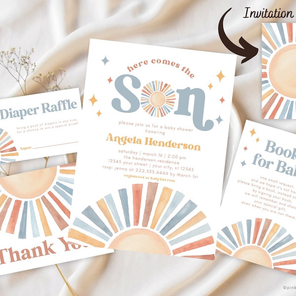 Here Comes the Son Baby Shower - Etsy