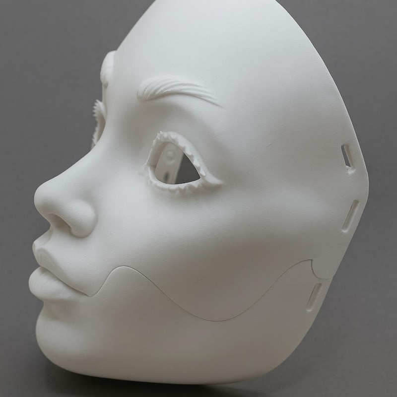 Porcelain Masks - Etsy