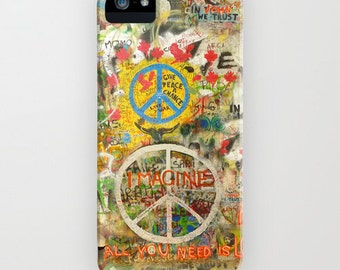 Peace Sign Phone Case | Etsy