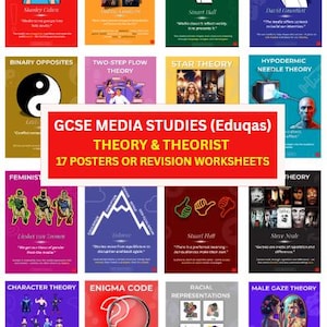 GCSE Media Studies Theory and Theorist Classroom Posters – Eduqas ...