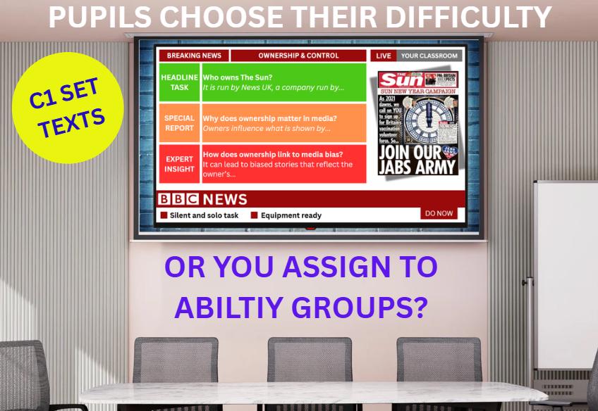 GCSE Media Studies Starters (eduqas) – 35 Set Text Do Now Starters ...