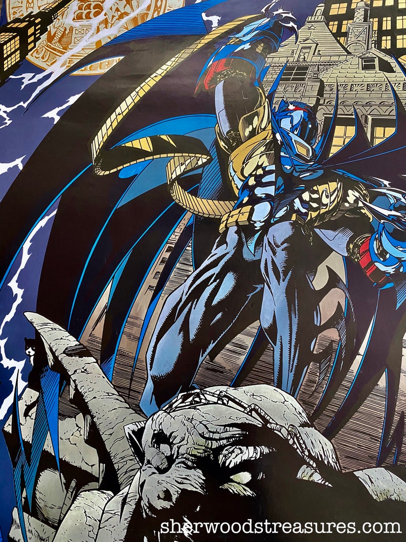 1994 Azrael Batman DC Comics Dark Knight Poster 1: Quesada | Etsy