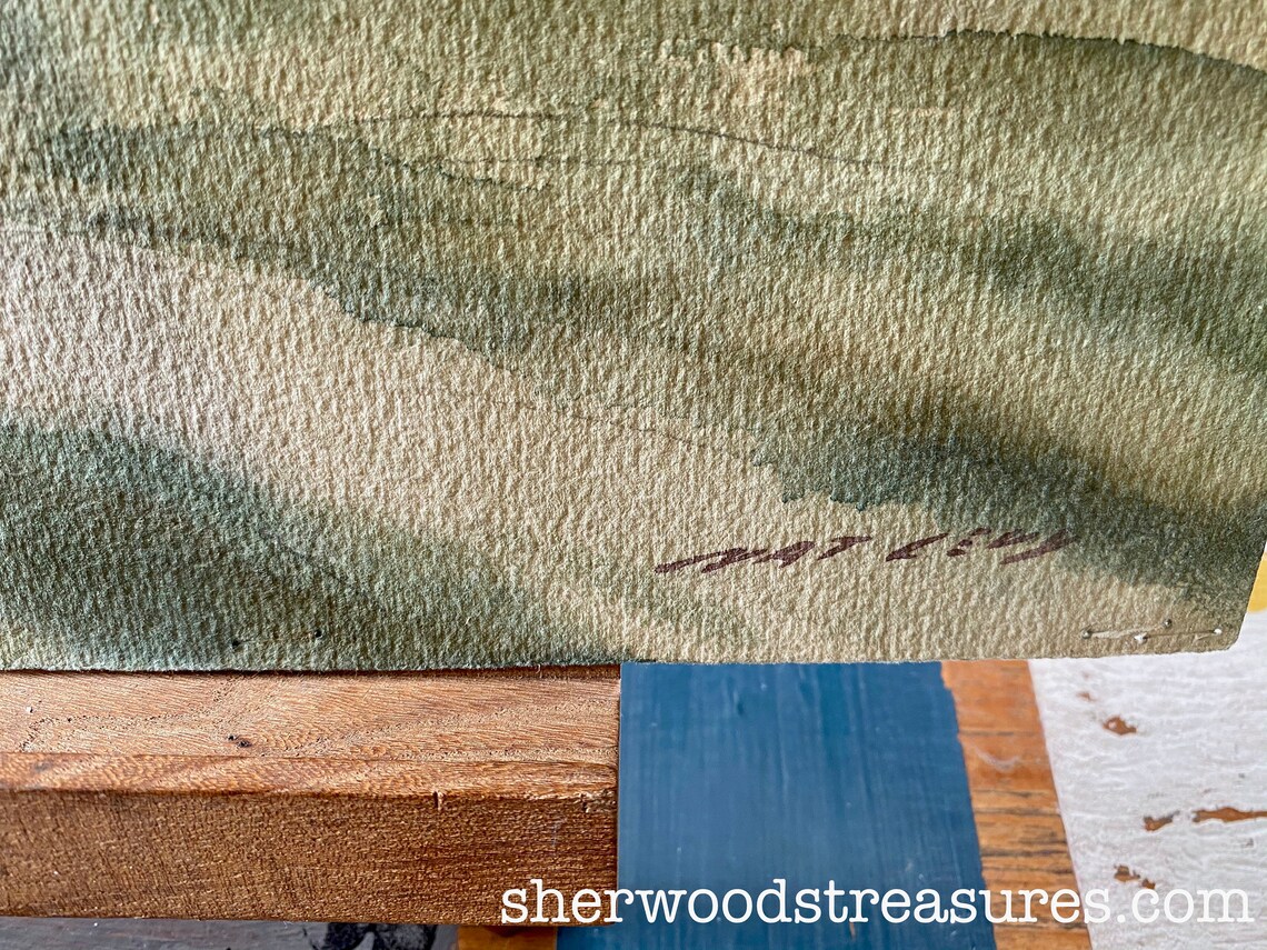 Wonderful Nat Levy 1896 1984 Original Signed Watercolor | Etsy