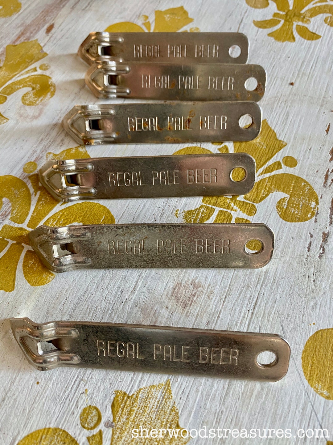6 Vintage CHURCH KEYS Regal Pale Beer Bottle Openers Regal - Etsy