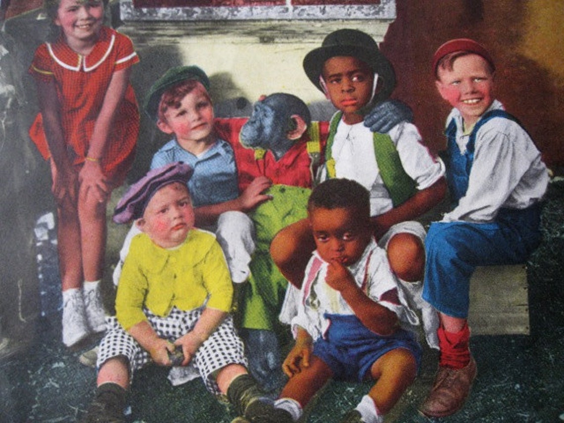 1933 Our Gang Coloring Book With Movie Scenes Large - Etsy