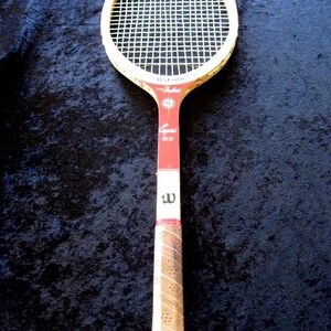 Vintage Tony Trabert CAPRI WILSON Wood Tennis Racquet Leather Grip ...
