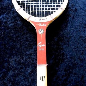 Vintage Tony Trabert CAPRI WILSON Wood Tennis Racquet Leather Grip ...