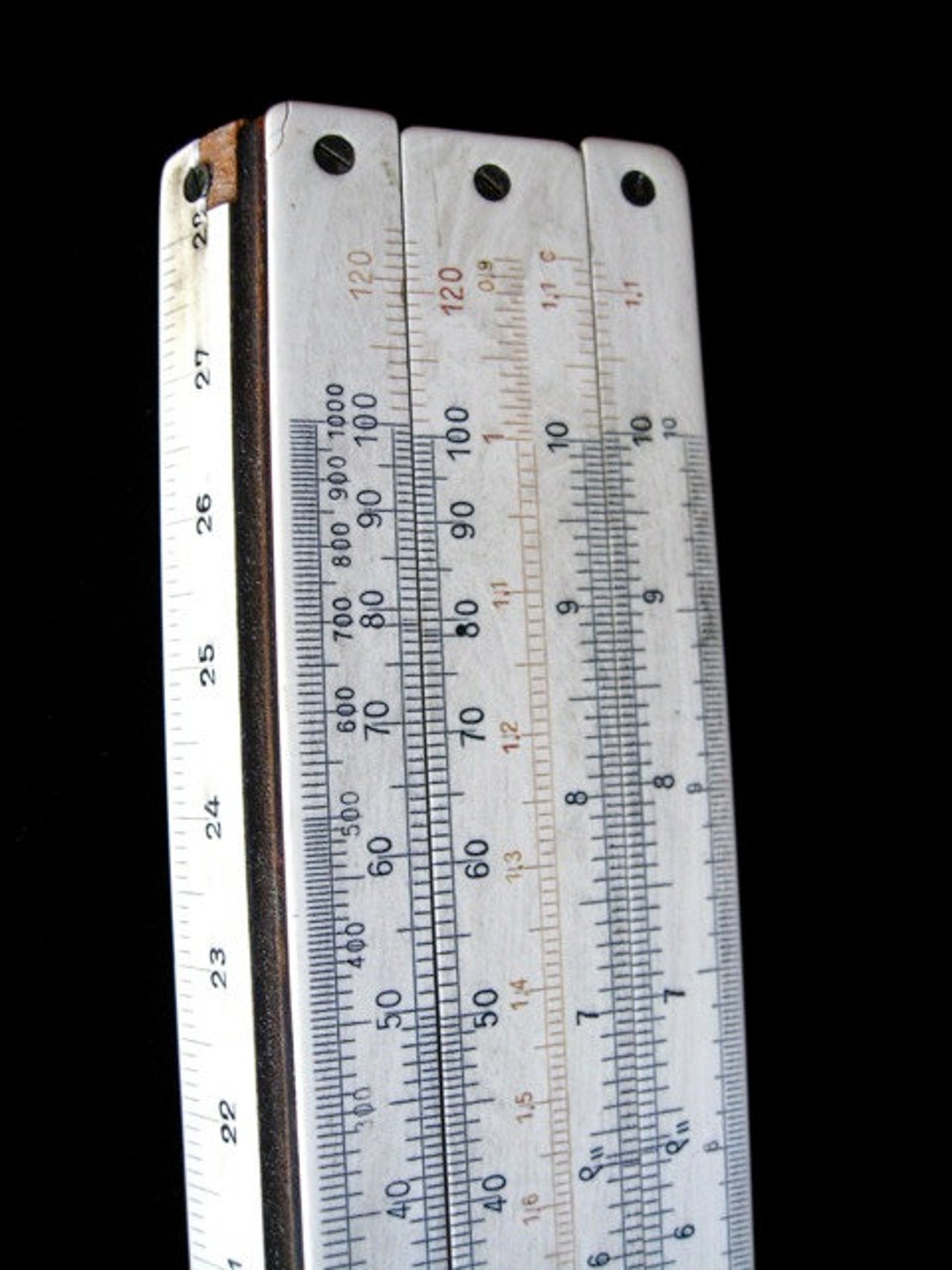 Vintage Slide Rules Ivory Plastic Sterling Brand German Albert - Etsy