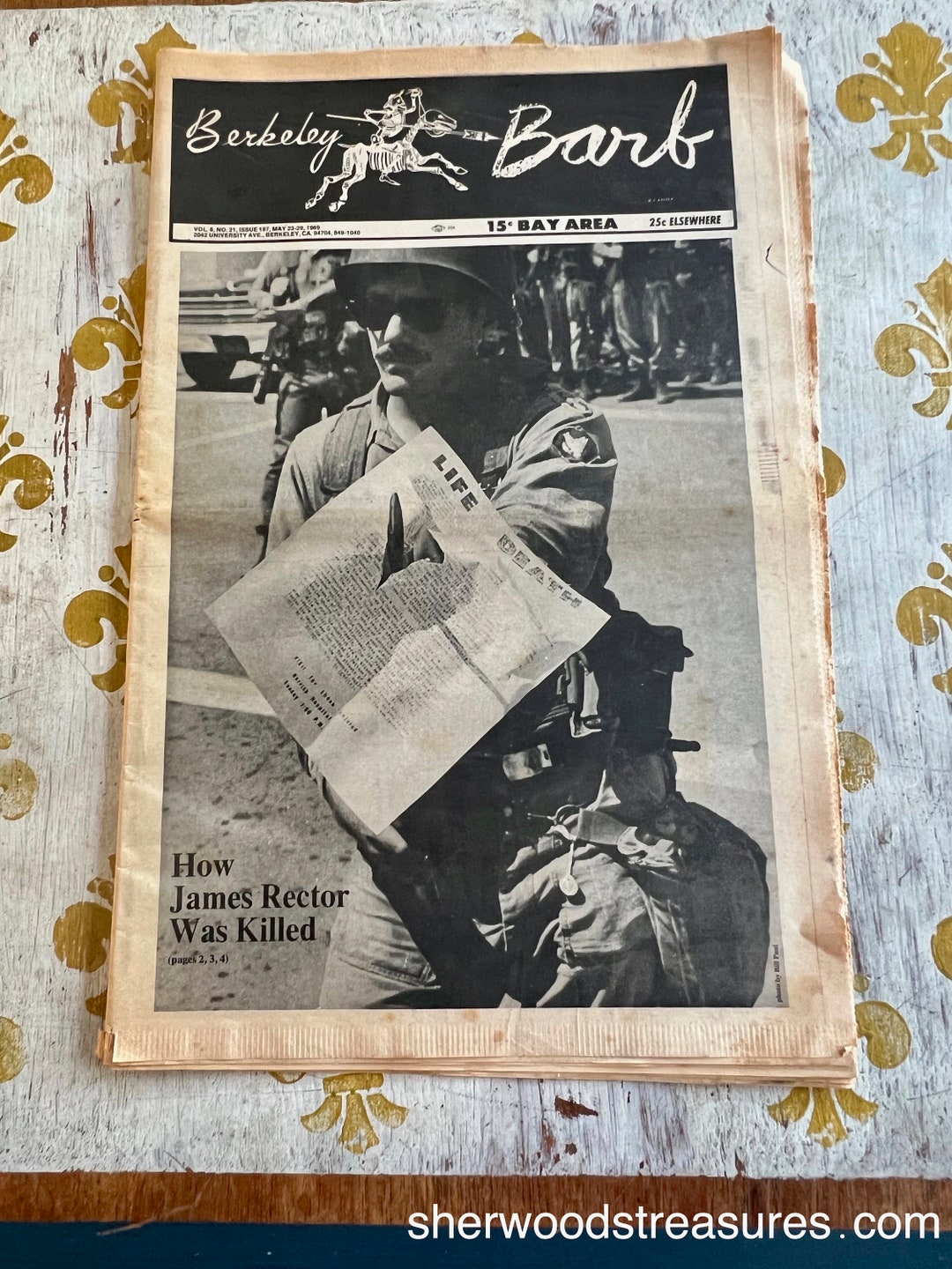 Berkeley Barb 1969 V8 21 197 Underground Newspaper PEOPLE'S PARK ...