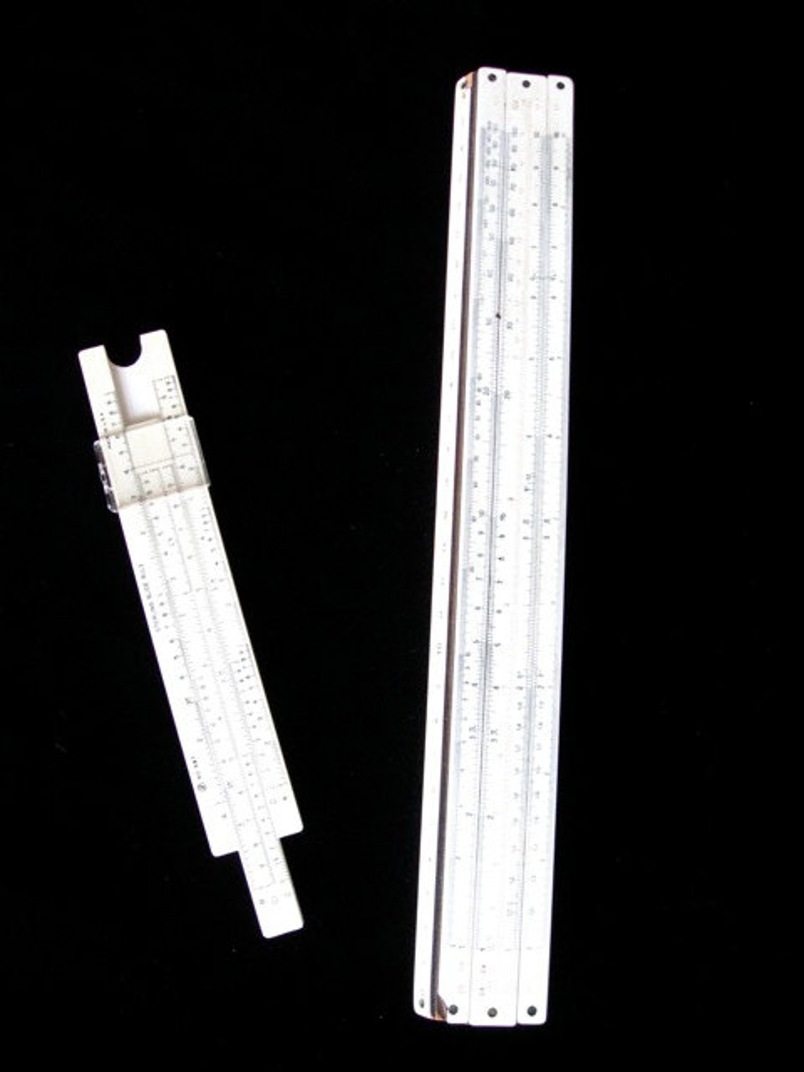 Vintage Slide Rules Ivory Plastic Sterling Brand German Albert - Etsy