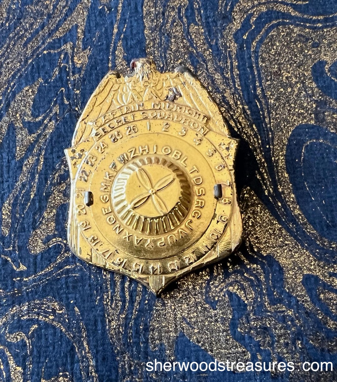 CAPTAIN MIDNIGHT'S Mystery Dial Code-o-graph Decoder 1941 Vintage Radio ...