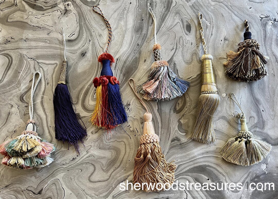8 Vintage Luxurious Hand Made Tassels Sewing Crafts Pulls Fashion - Etsy