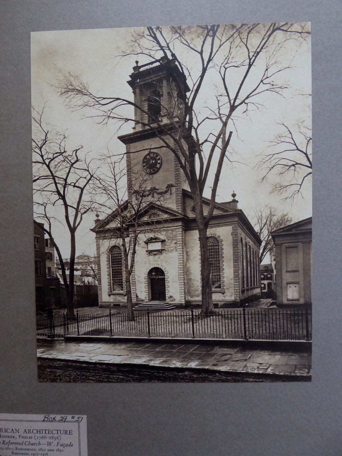 Albany NY Dutch Reformed Church Original Mounted Photograph | Etsy