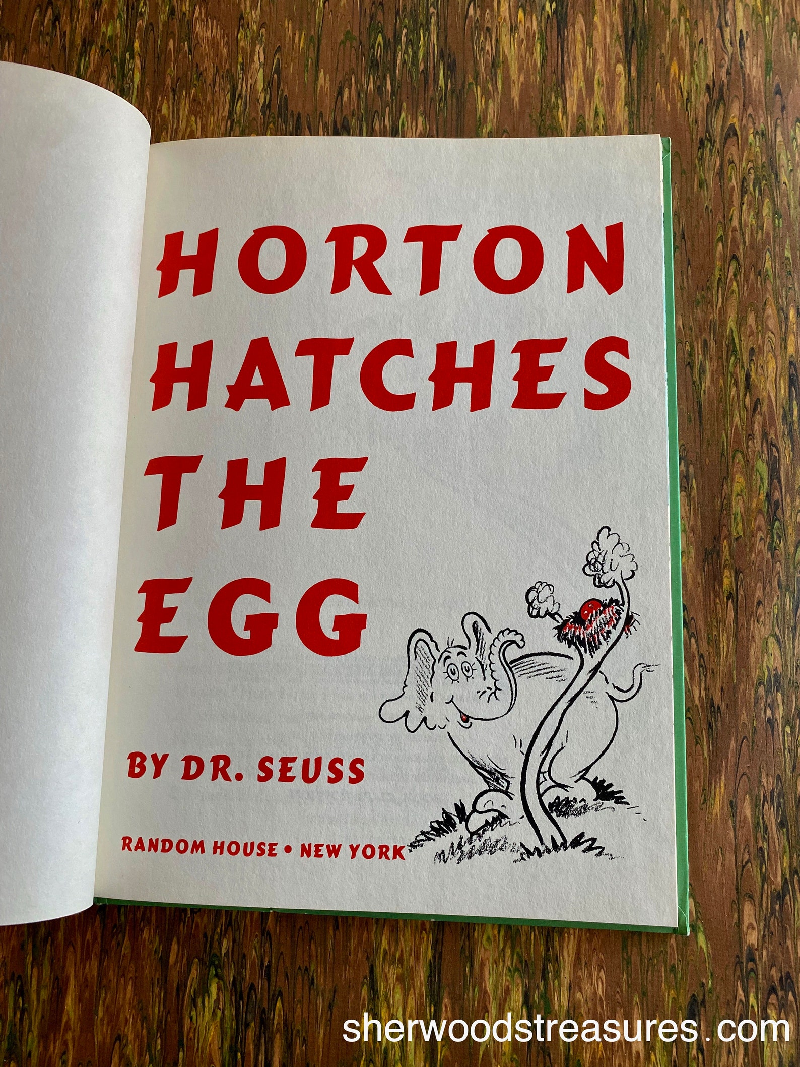 Horton Hatches the Egg Dr. Seuss 1968 Book Club Edition First | Etsy