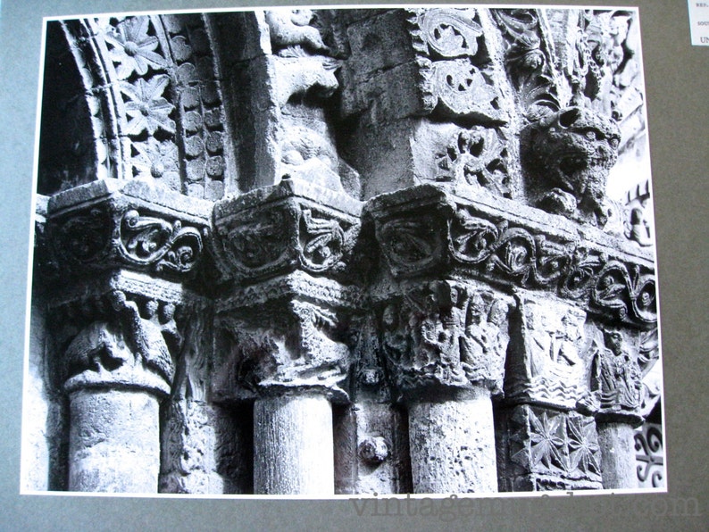 French Civray Vienne Church of ST. Nicholas Cathedral Original - Etsy