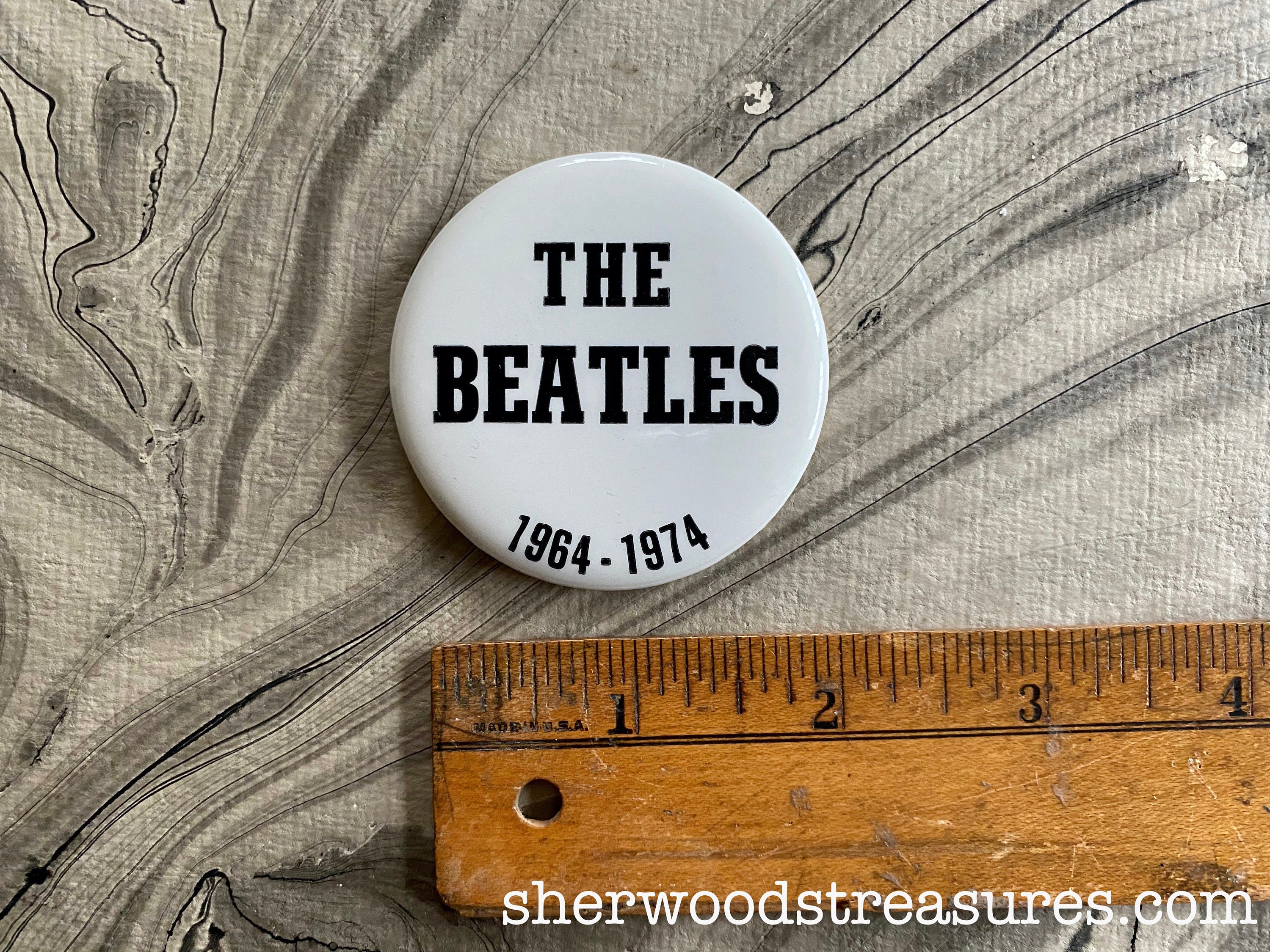 The Beatles 1964-1974 Pinback Button Original One of 500 1974 - Etsy