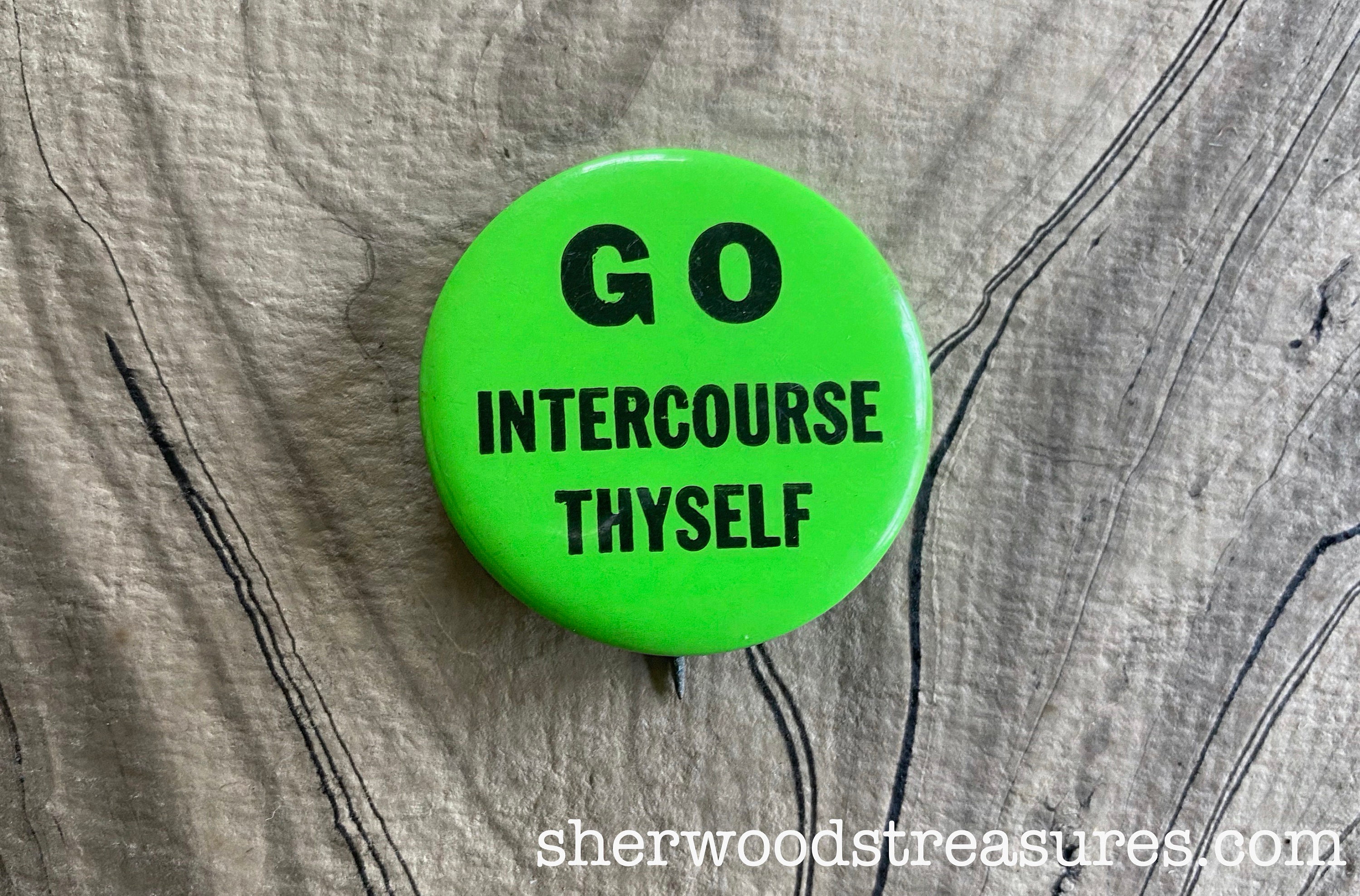 Memorabilia Collectibles Sixties Original Hippie Button Even Dirty Old ...