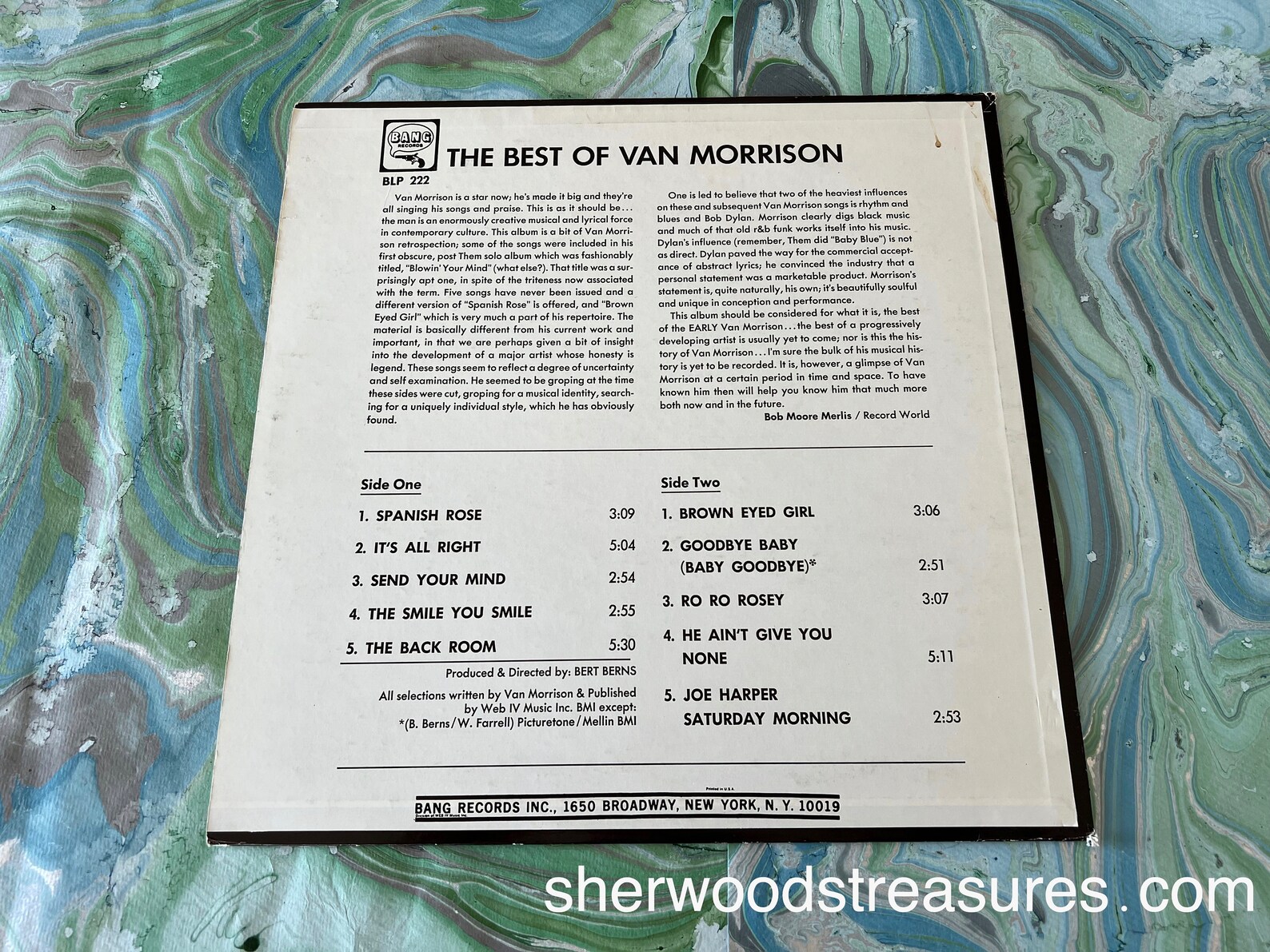 Van Morrison the Best of Van Morrison 1970 Vinyl Orig - Etsy
