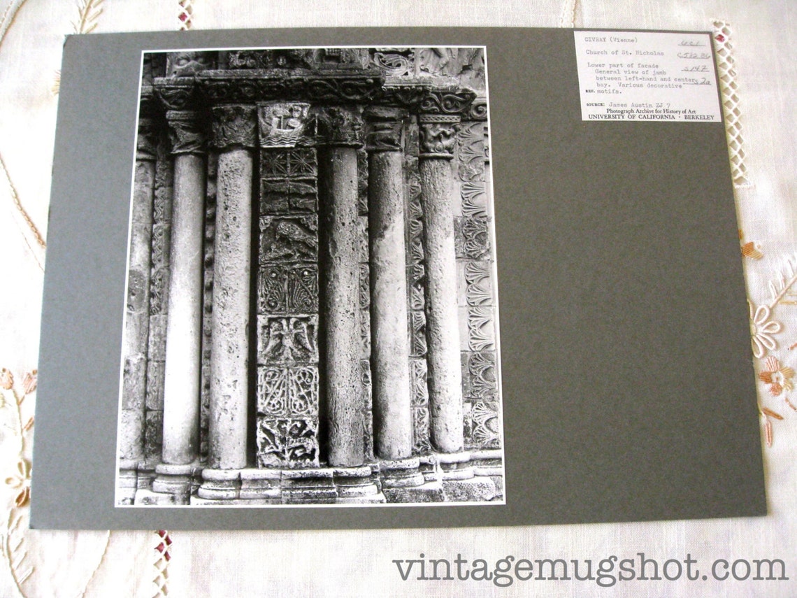 French Civray Vienne Church of ST. Nicholas Cathedral Original - Etsy