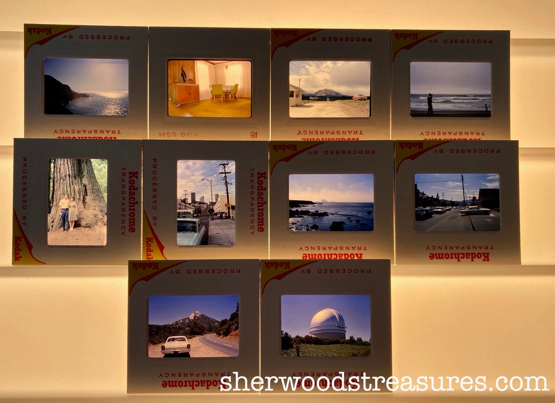 Ten Cool 60's Vintage Color Slides Mid Century Free Shipping in the USA ...