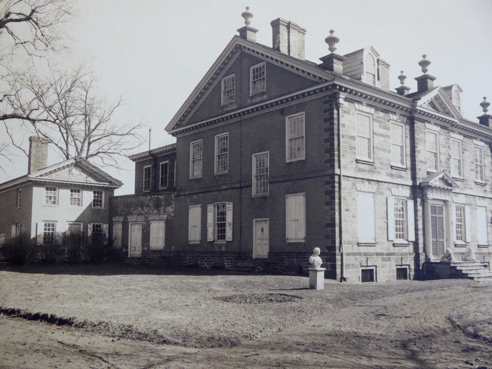 CLIVEDEN 1763 Germantown PA. Original Mounted Photograph | Etsy