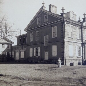 CLIVEDEN 1763 Germantown PA. Original Mounted Photograph American ...