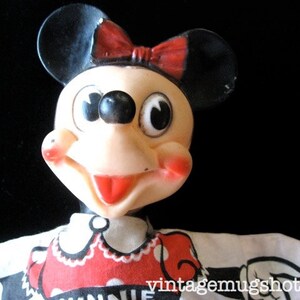 Vintage Minnie Mouse Doll Puppet Copyright WDP Walt Disney Productions ...