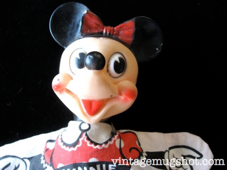 Vintage Minnie Mouse Doll Puppet Copyright WDP Walt Disney - Etsy