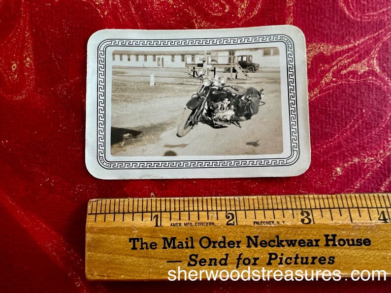 Indian Scout 45 Motorcycle 1927 Black and White Small Photo 3 - Etsy