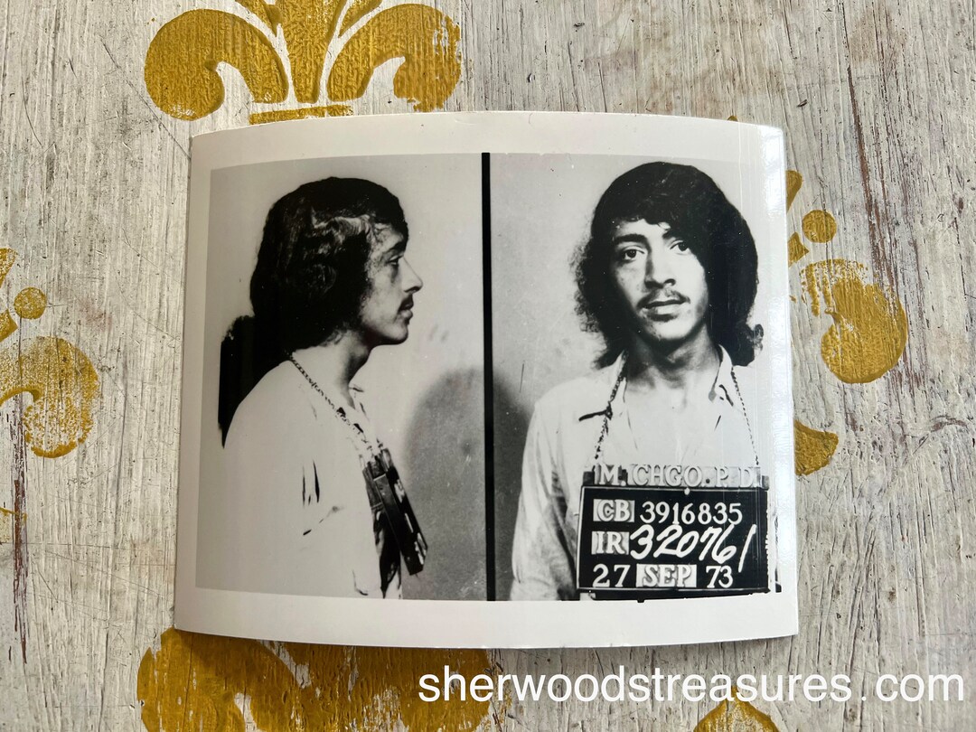 Long Haired Hippie MAN 1973 Chicago Mug Shot Criminal Booking Photos 4 ...