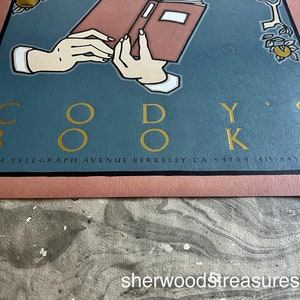 1983 David Lance Goines Original Printing Cody's Books Berkeley 17-1/2 ...