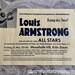 Original Louis Armstrong Poster Original 1950's-60's - Etsy