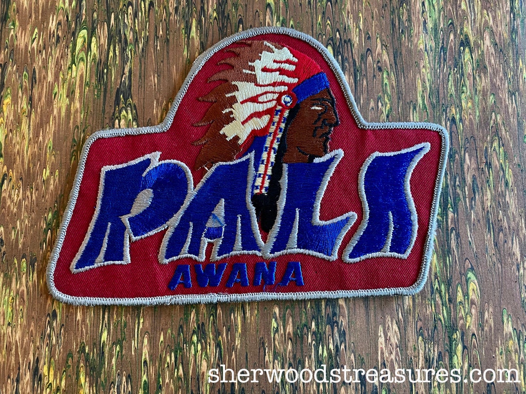 Pali Awana Indian Patch Cub Scout Vintage Unused 5-3/4 Tall 8-1/2 Long ...