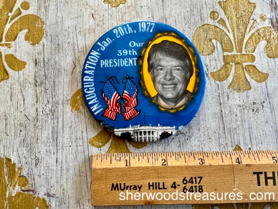 Original Jimmy Carter 39TH President White House Pin… - Gem