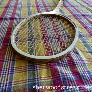 Vintage Garcia Pro Royal Wood Tennis Racquet Leather Grip Very Good ...