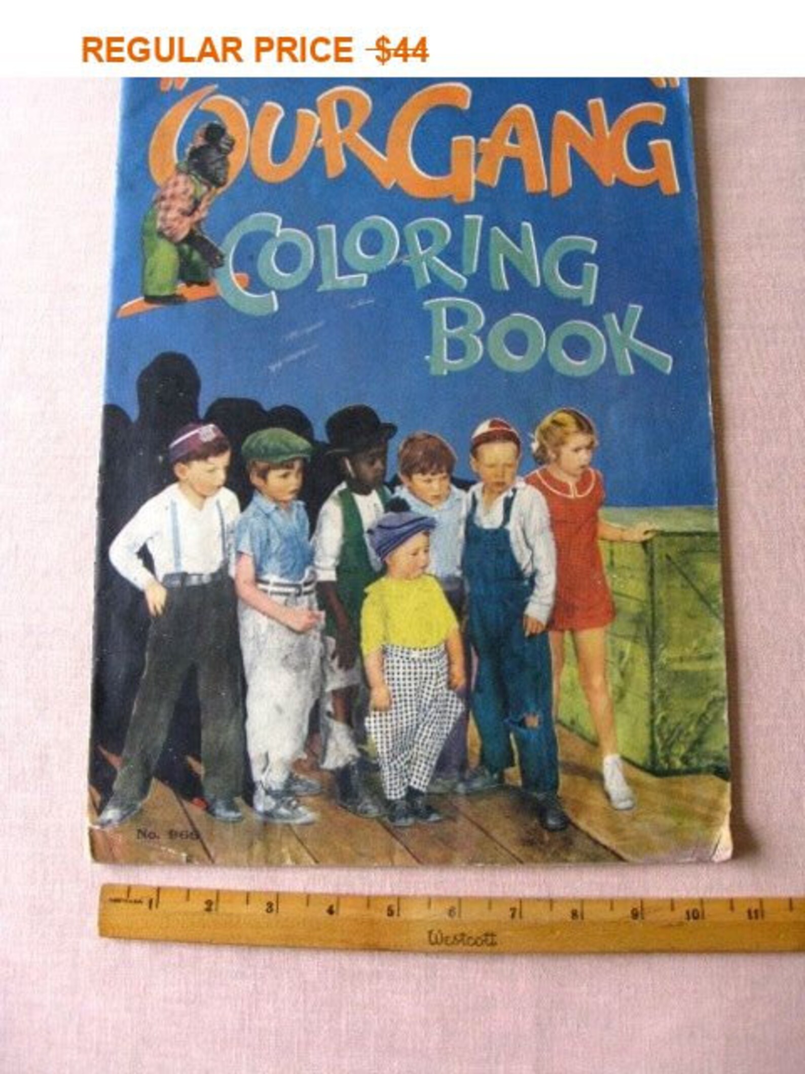 1933 Our Gang Coloring Book With Movie Scenes Large - Etsy