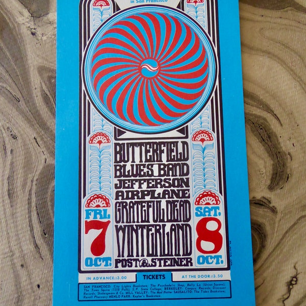 Grateful Dead Winterland Poster - Etsy