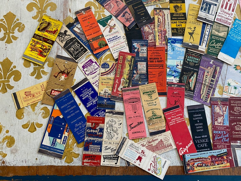 Vintage Advertising Matchbook Collectors Covers Over 70 - Etsy