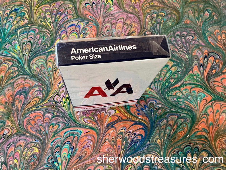 Sealed American Airlines Playing Cards Vintage 2 5/8 X 3 - Etsy