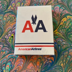 Sealed American Airlines Playing Cards Vintage 2 5/8 X 3 - Etsy