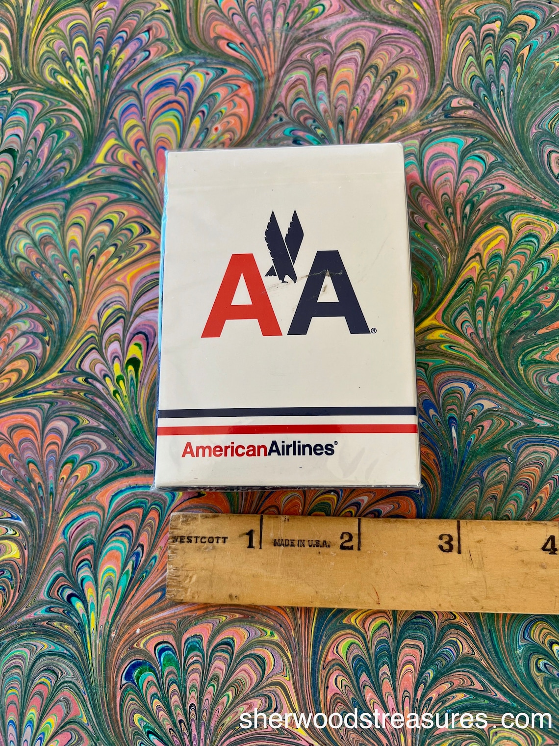 Sealed American Airlines Playing Cards Vintage 2 5/8 X 3 - Etsy