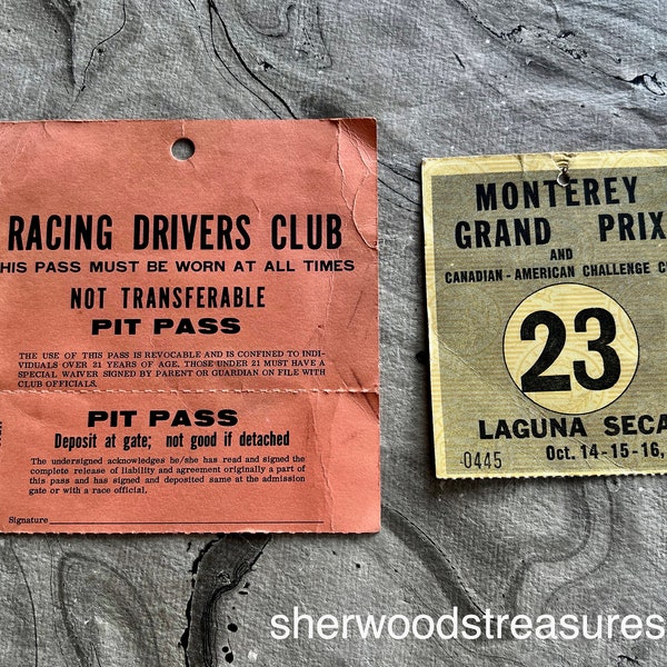 Pit Passes - Etsy