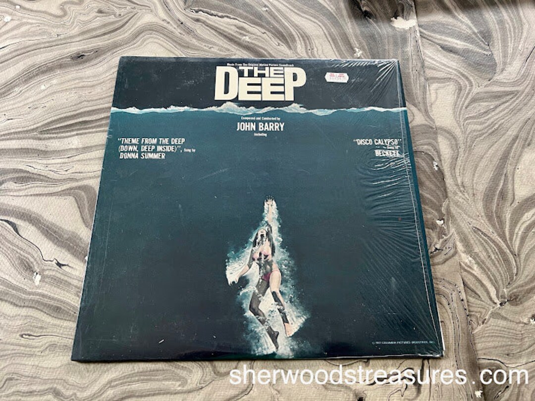 The Deep -soundtrack Vinyl LP Record-blue Vinyl W/poster- NM- John ...