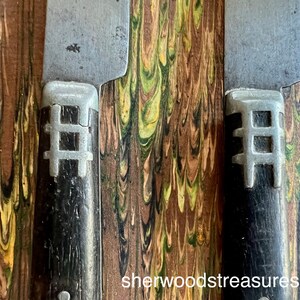 1800's Two Antique Cross Hatch Design Hand Forged Forks American Civil ...