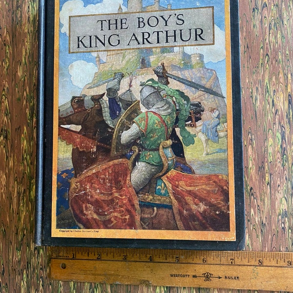Antique King Arthur Book - Etsy