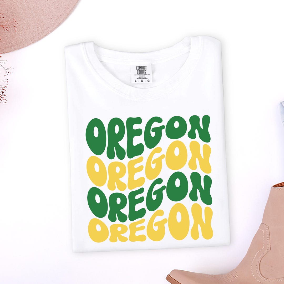 Oregon Ducks Shirt for Women, University of Oregon Tee, Retro Oregon ...