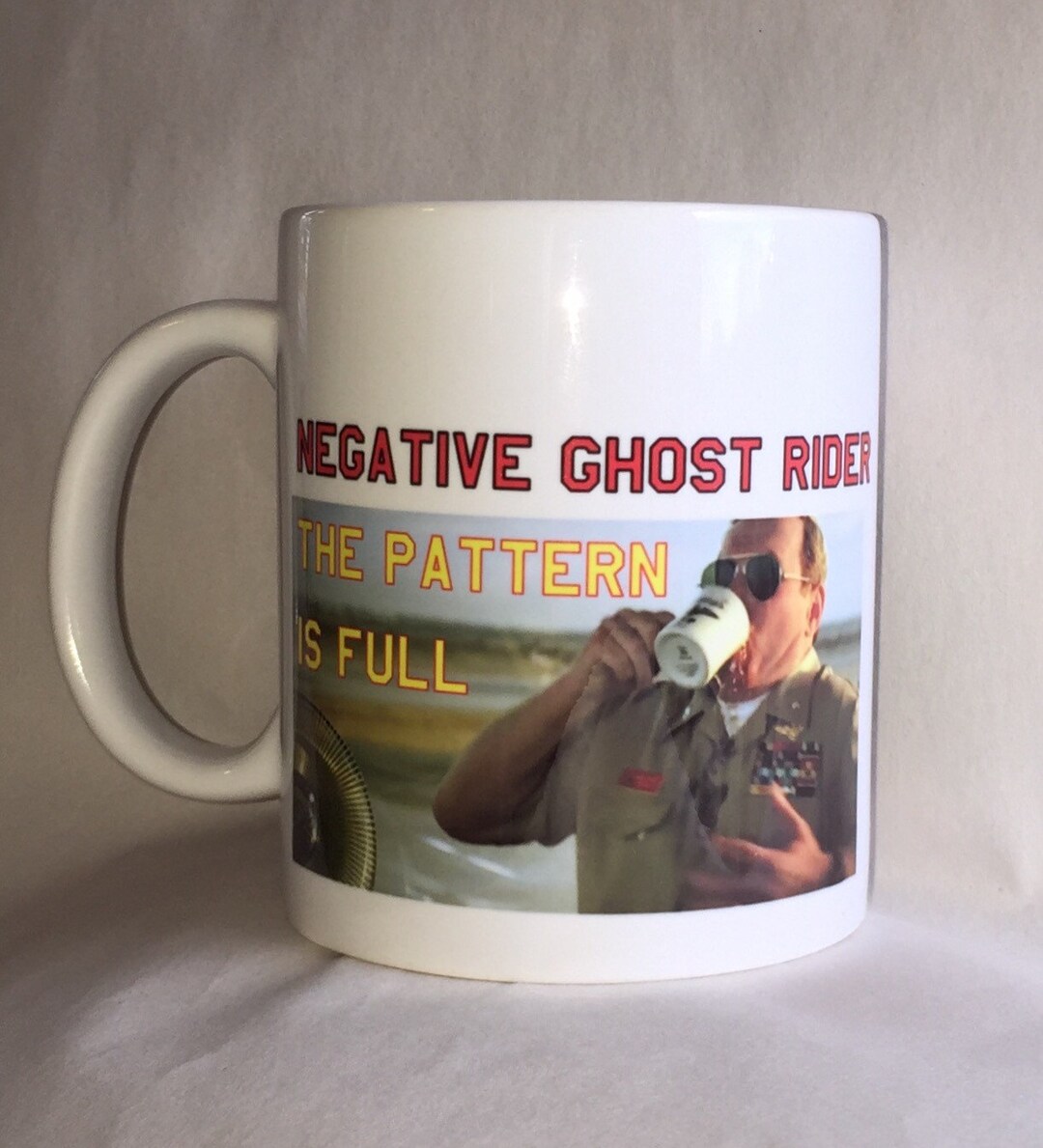 Negative Ghost Rider Pattern is Full Coffee Mug - Etsy