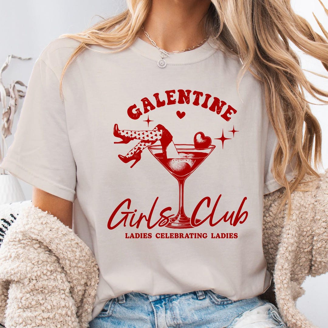 Galentines Day Shirt, Girls Club Tee, Ladies Celebrating Ladies, Best ...