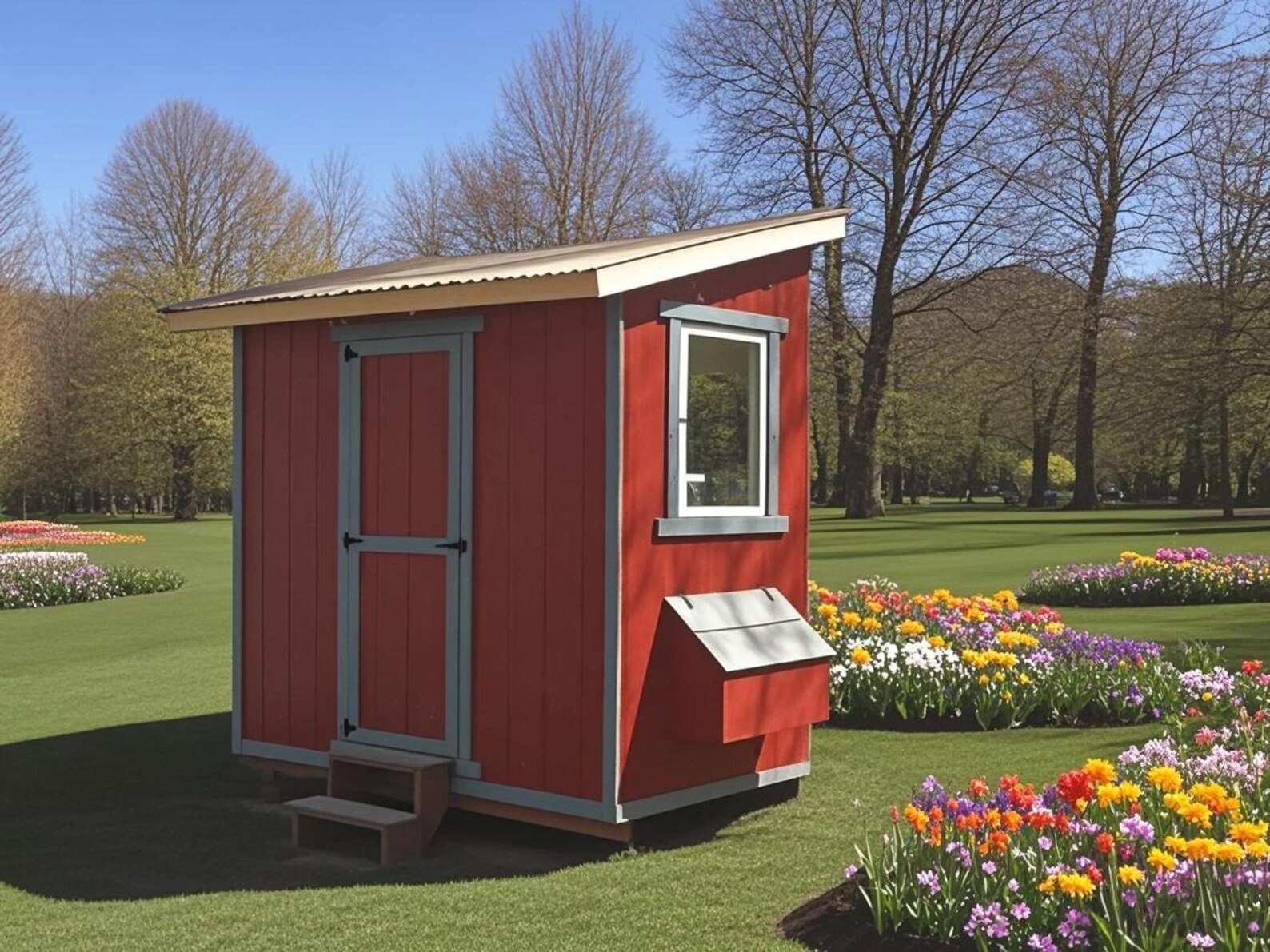 8x4 DIY Chicken Coop Plans - Shed Style Easy Build Plan With Step by ...